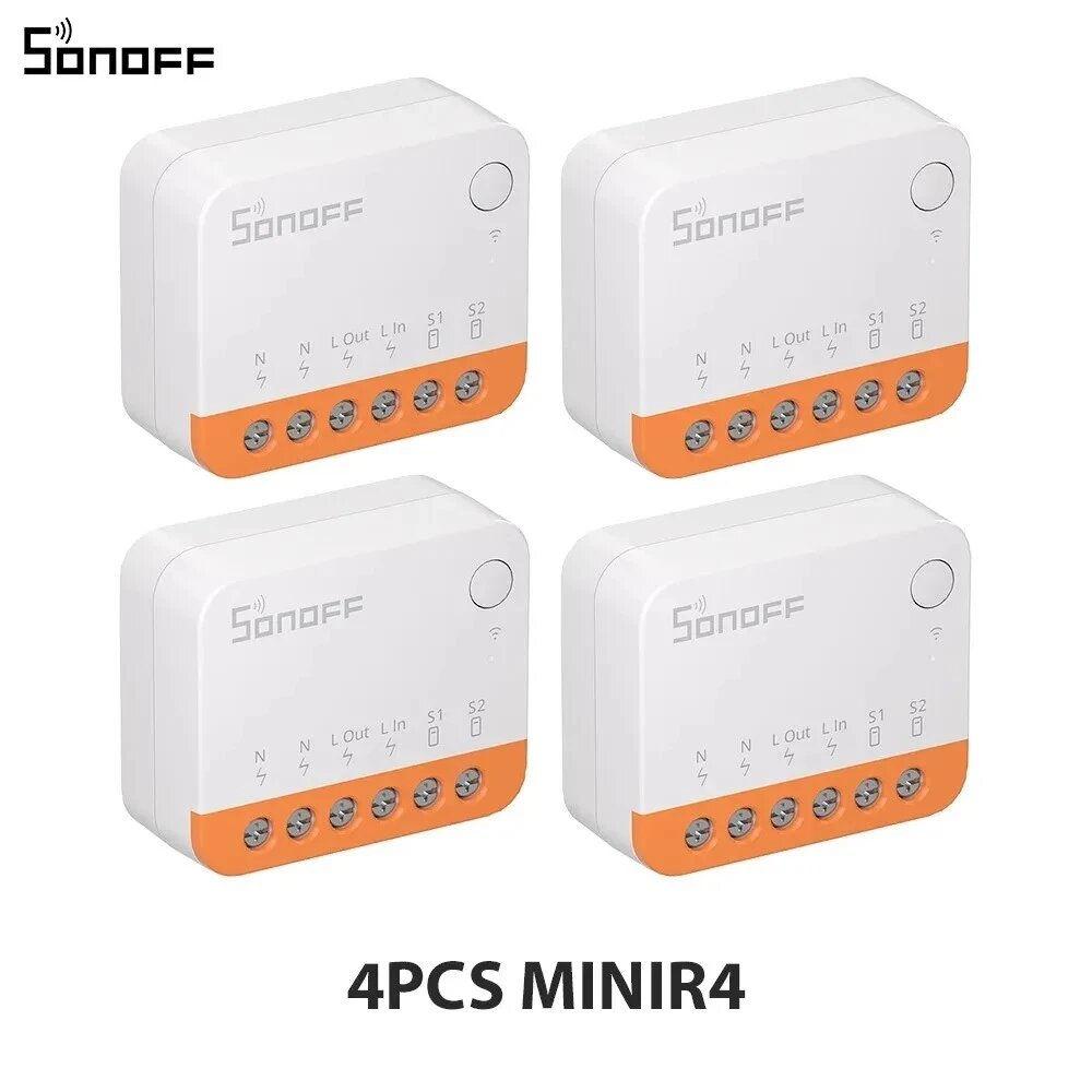 SONOFF MINIR4 Wi-Fi умный выключатель Mini r4(4PCS)