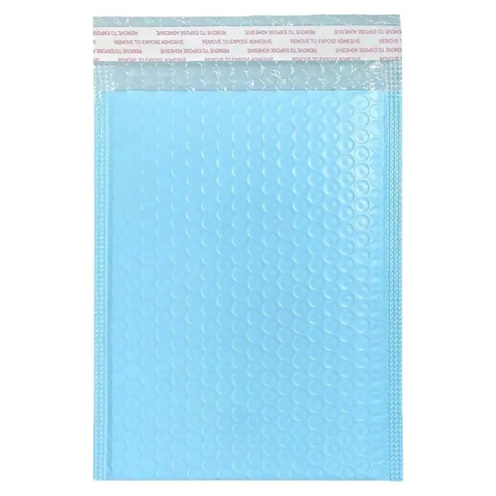 Жемчужные пузырьковые почтовые конверты, 10 шт. Голубой, Blue