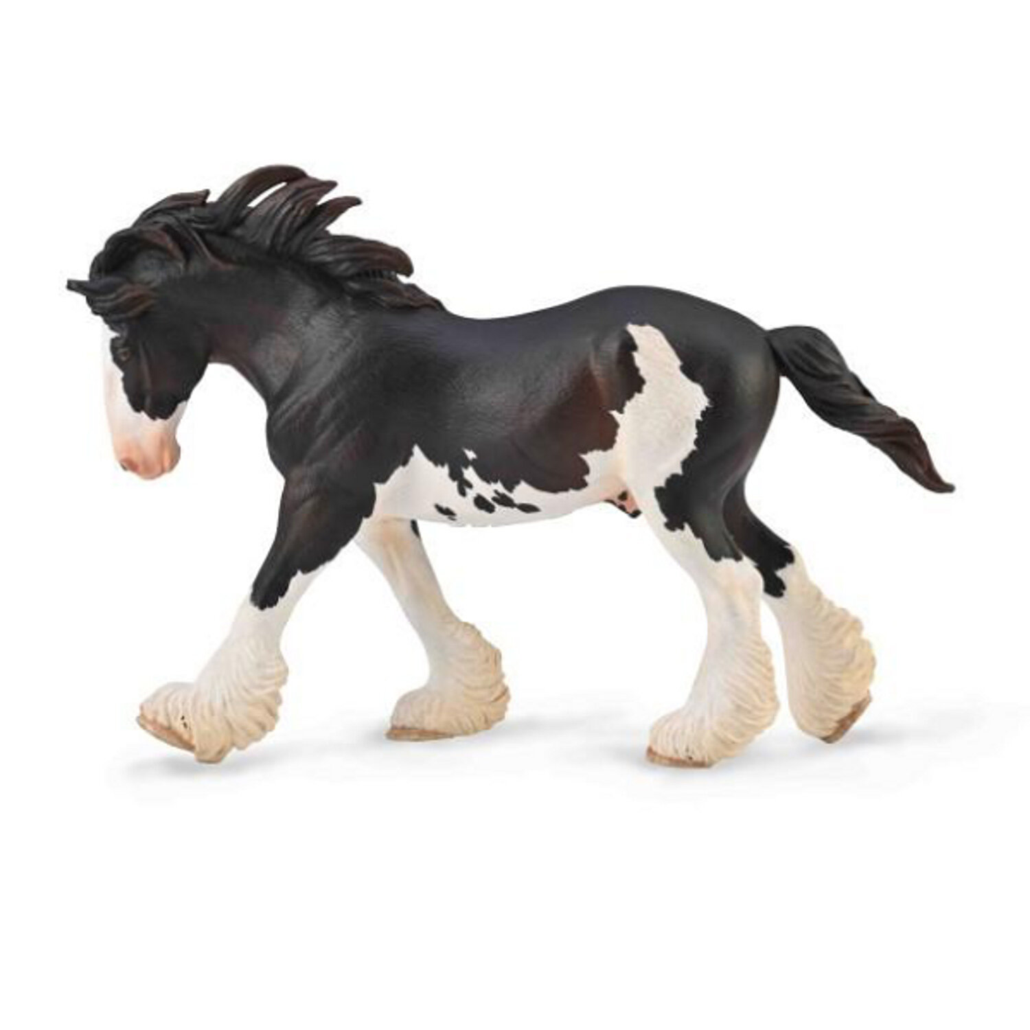 Collecta Фигурка Лошадь Клайдесдейлский жеребец XL 88981b с 3 лет