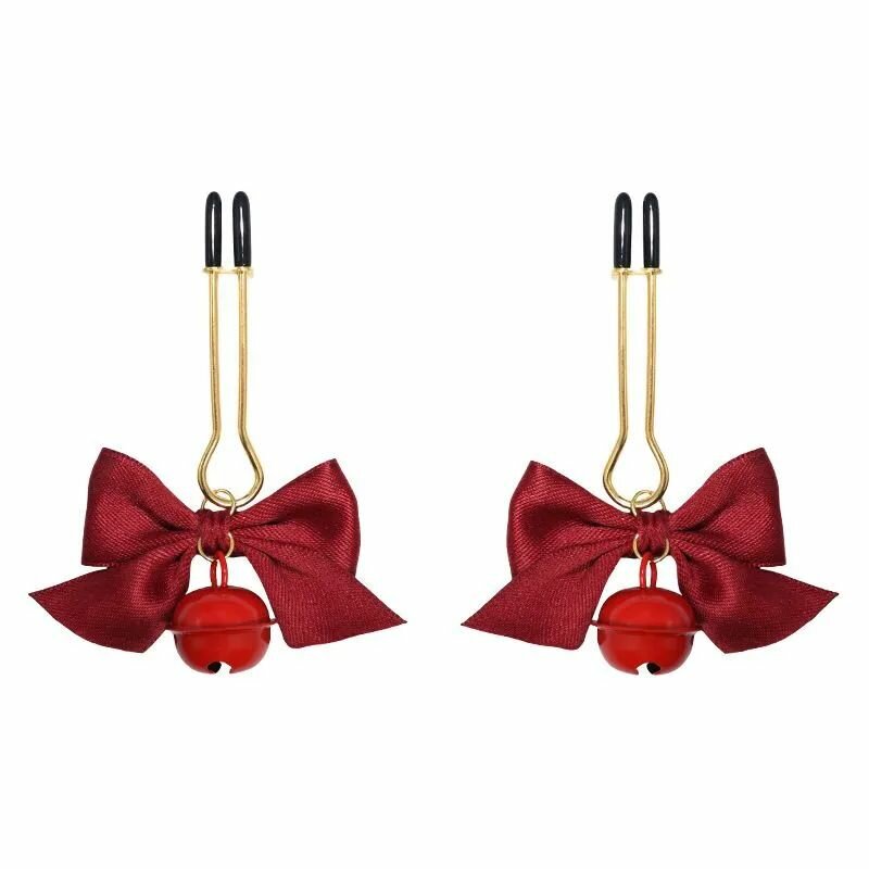 Стимулятор зажимы для сосков и клитора с цепочкой - вакуумные прищепки для половых губ интимные товары для взрослых 18+,1 шт