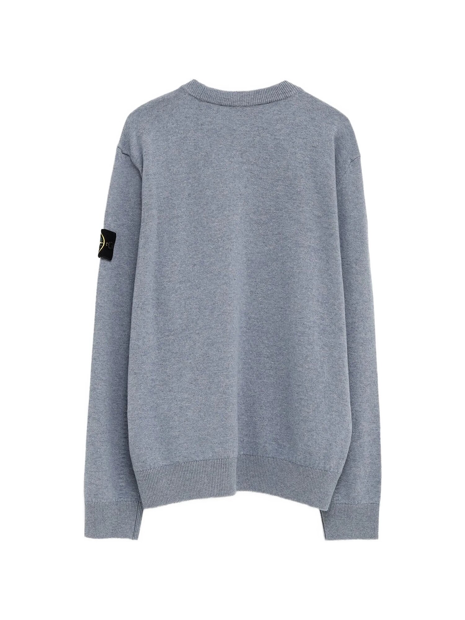 Свитер Stone Island Crew-neck patch sweater, размер M, , blue — фото 1