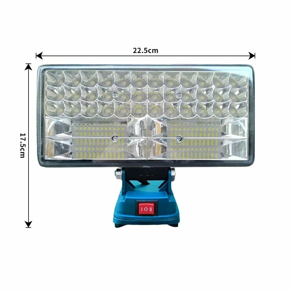Makita 18V LED Work Light - Ручной прожектор с 2 USB-зарядными устройствами