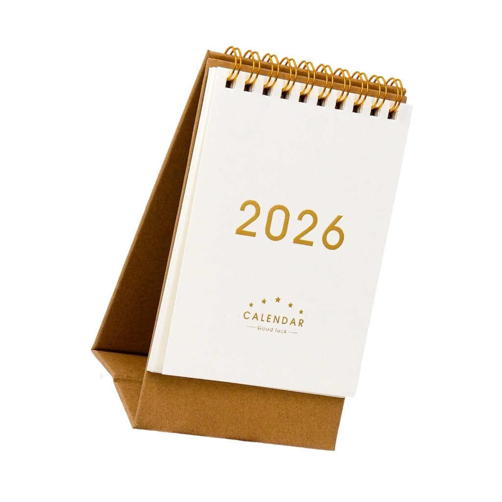 Календарь на месяц на 2026 год, Карманный календарь, Креативный ежедневник для украшения рабочего стола, Портативный Маленький настольный органайзер