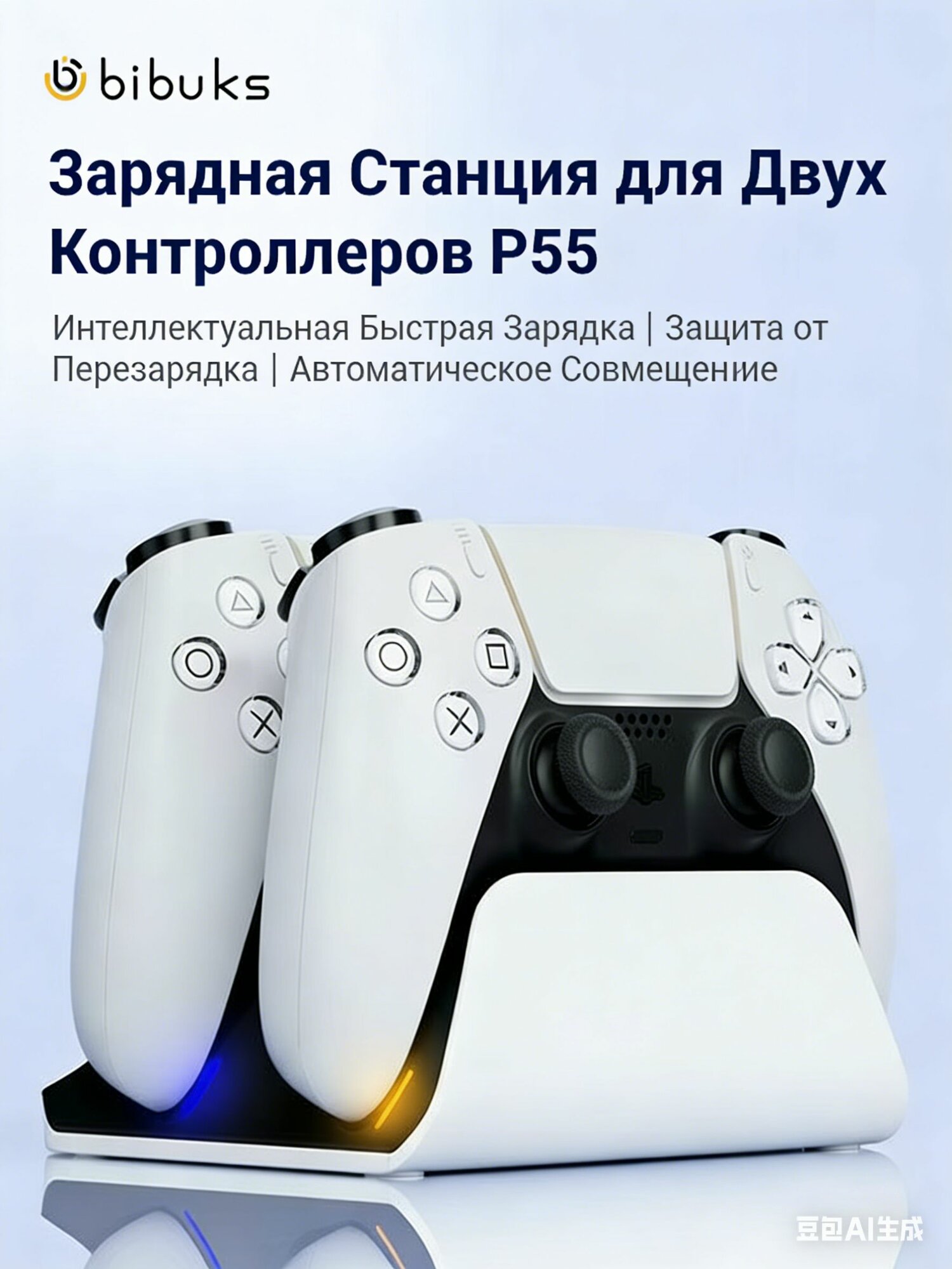 Док станция для геймпада ps5 зарядка для джойстиков ps5