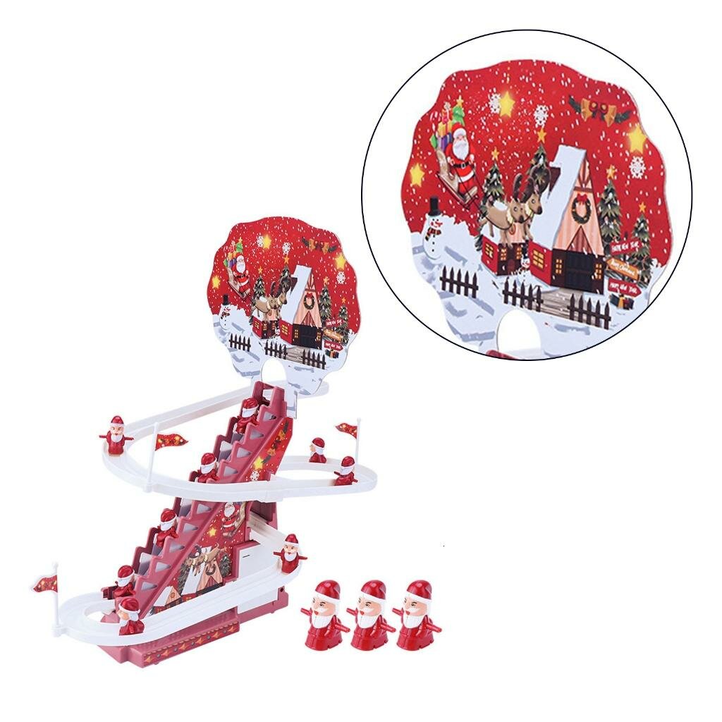 Автоматический светящийся Санта для лестницы, Перезаряжаемая версия