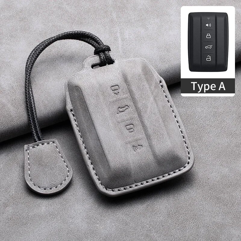 Кожаный чехол для дистанционного ключа автомобиля, брелок для Tank 300 Tank 500 2021, защитный чехол для ключа без ключа, аксессуары, протектор