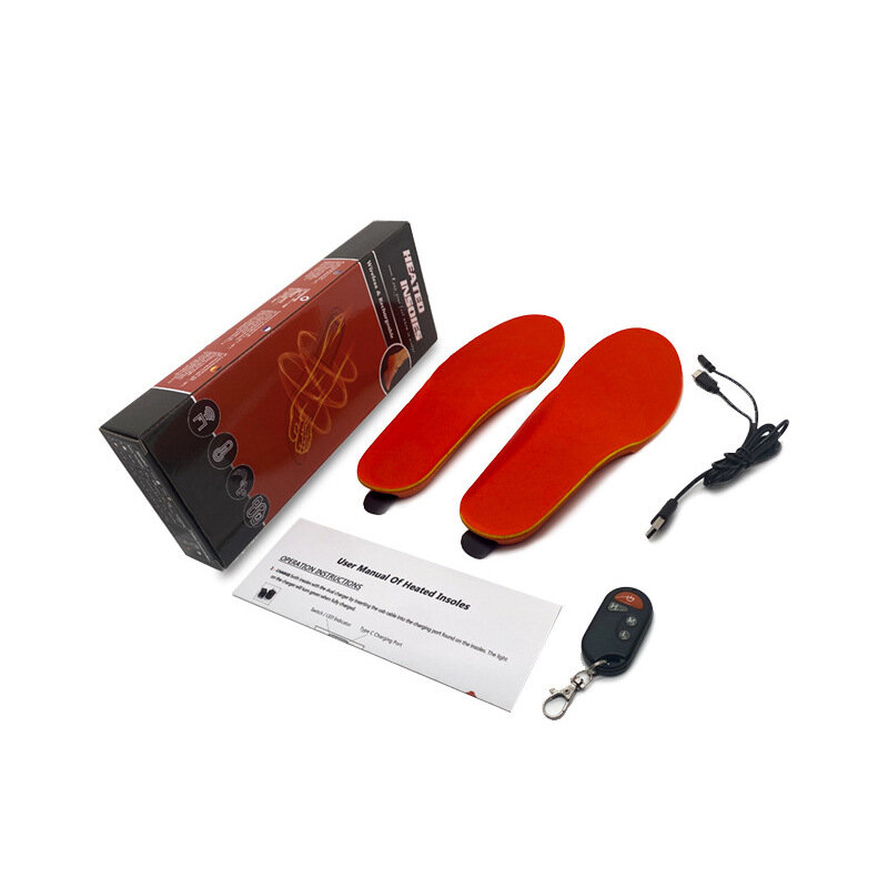 Прямые продажи с завода, нагреваемые стельки, USB зарядка, умное дистанционное управление, нагревательные стельки для зимы, уличные обогреватели для ног