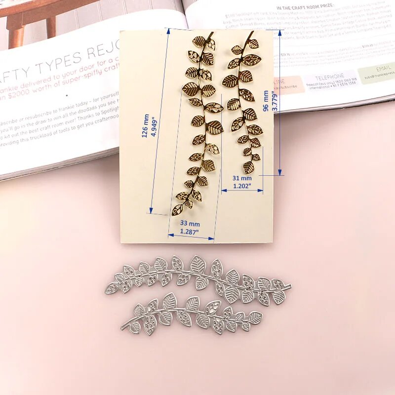 Штампы для скрапбукинга DUOFEN, cutout, 2шт