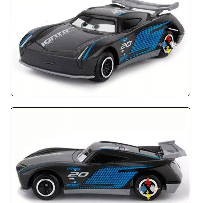 Машинки 3 Гонки Молния Маккуин Детская игрушка Скользящая металлическая машина Черный Шторм 2 Литая машина Подарок для мальчика