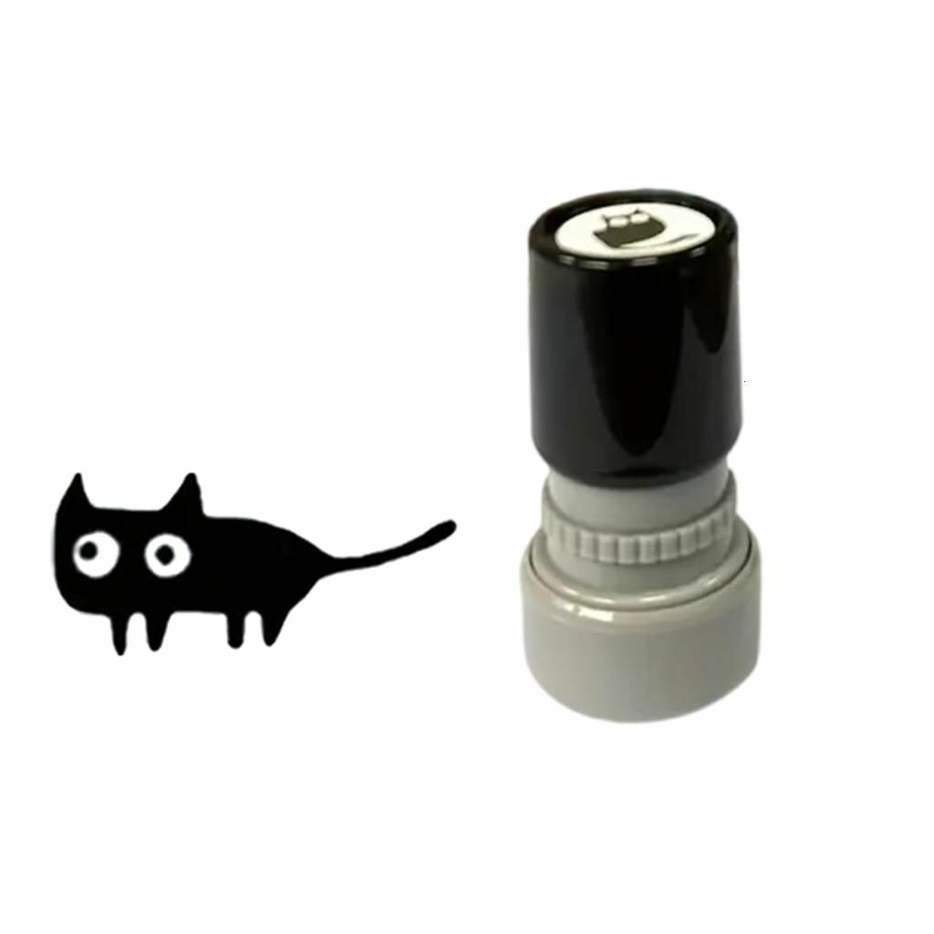 Декоративный штамп для скрапбукинга с тематикой котят, - Горизонтальный хвостовик