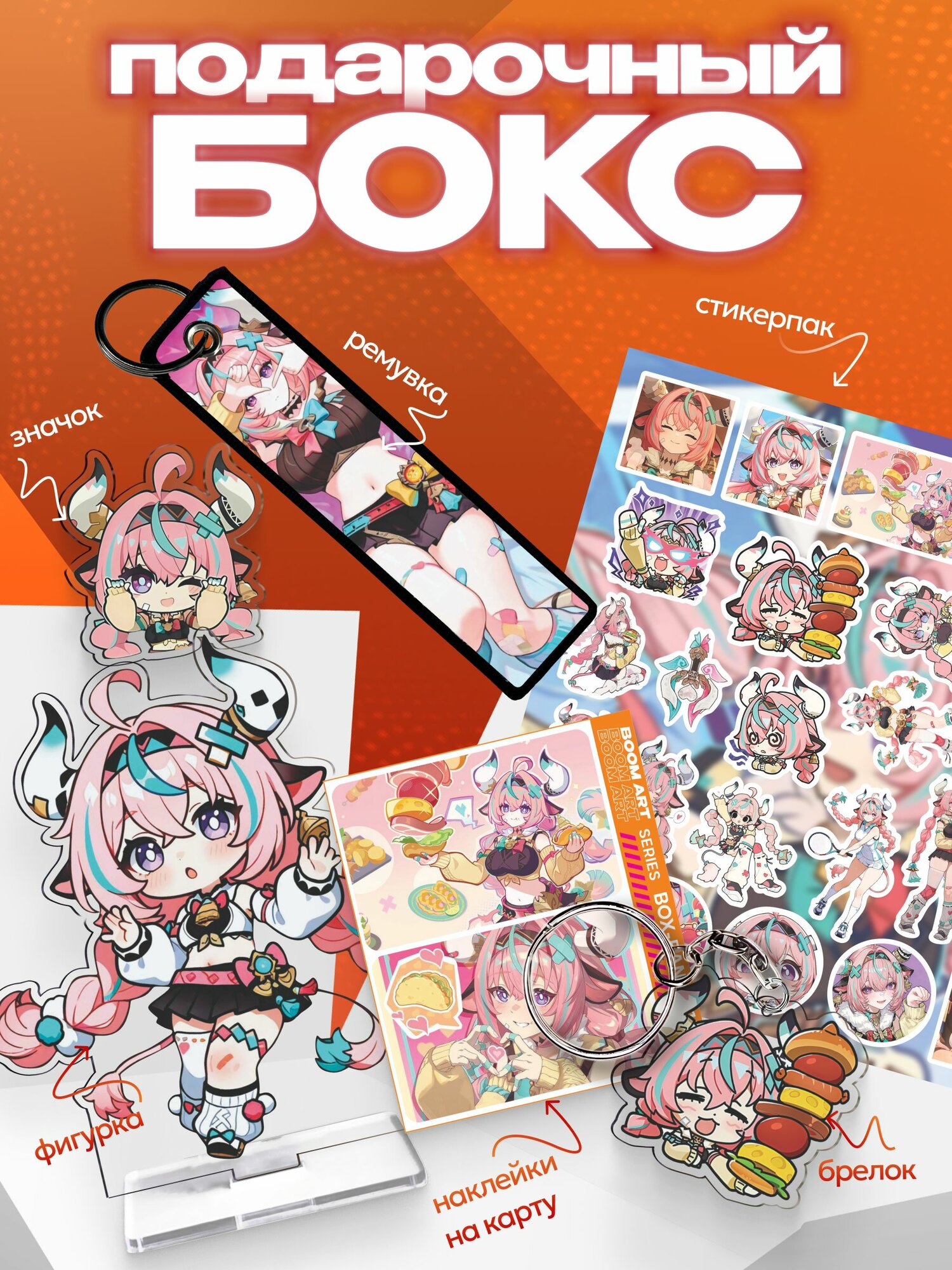 Подарочный бокс Геншин Импакт