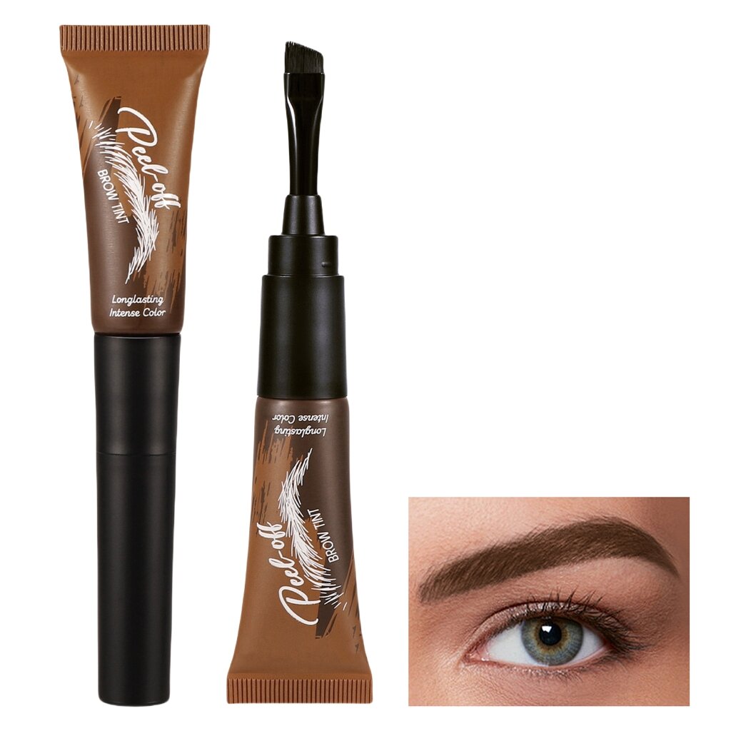 Стойкое окрашивание и водостойкий крем для бровей-03