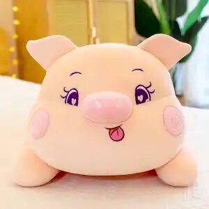 Поросенок, плюшевая игрушка, длинная подушка для сна, ножки, тканевая кукла, милая кукольная кровать, большая кукла, съемная и моющаяся