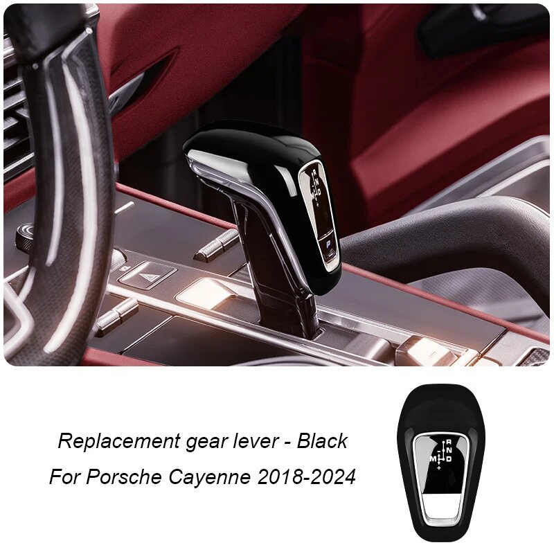 Для Porsche Cayenne 9YA 2018 2019 2020 2021 2022 2023 автомобильный цветной рычаг Black, Черный