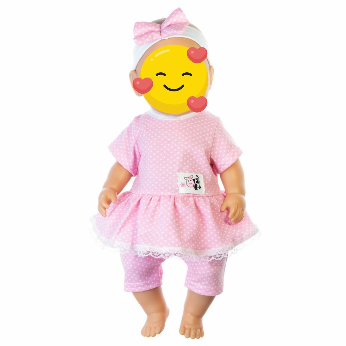 Летняя одежда для куклы ростом 43 см