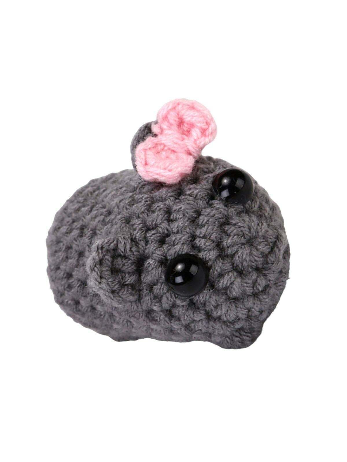 Мягкая игрушка-брелок для ключей, разноцветная милая игрушка-хомячок