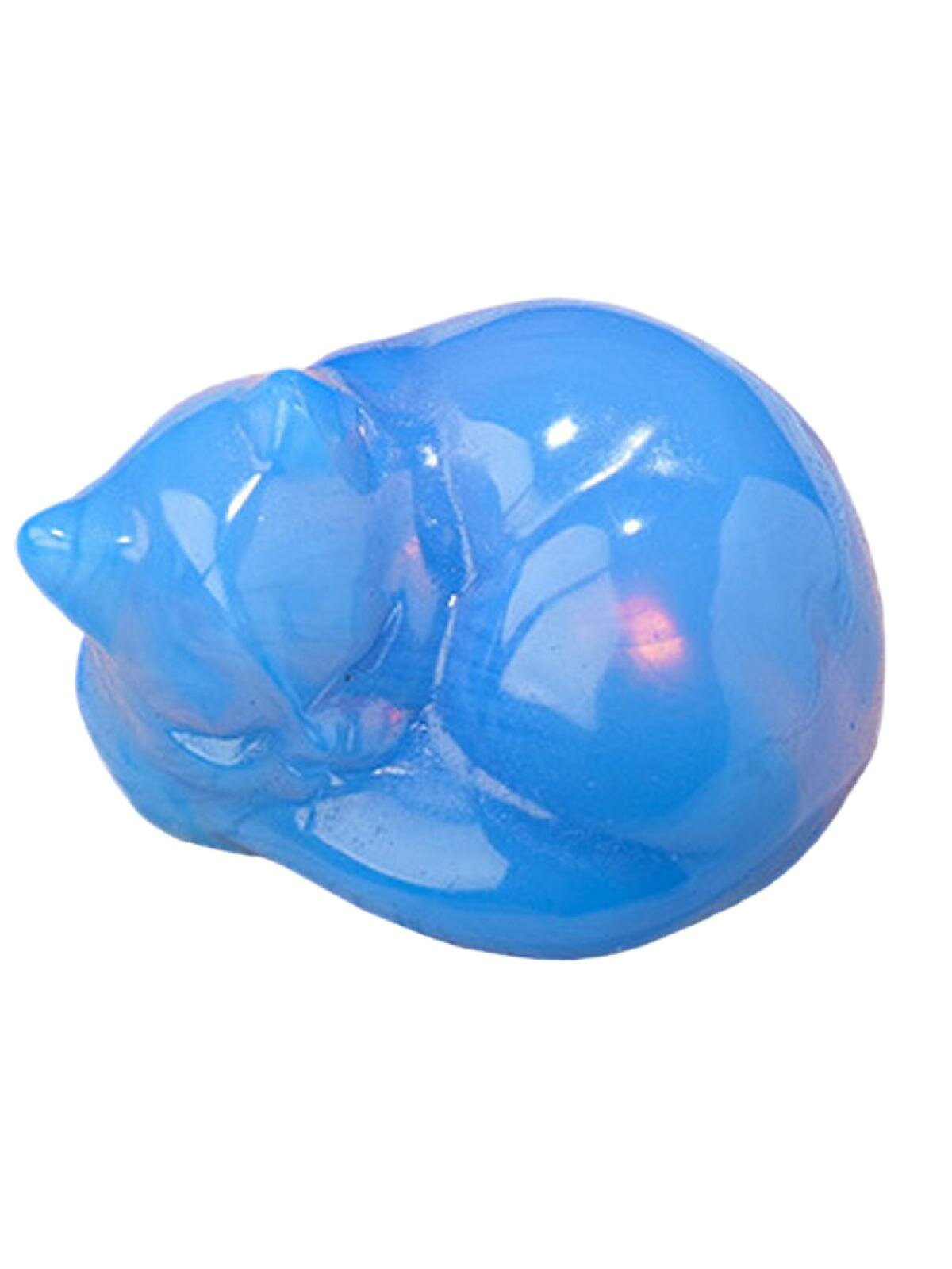 Элегантная хрустальная статуэтка "Спящие кошки" для изысканного оформления дома