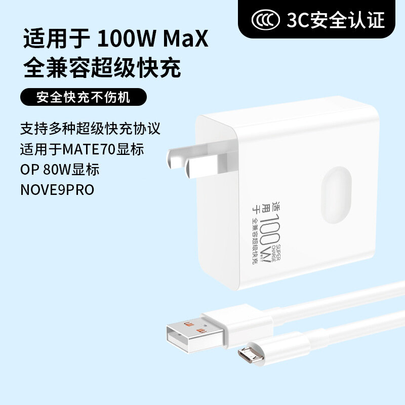 В наличии 100W супер быстрый зарядник Type-C набор быстрого зарядного устройства 3C