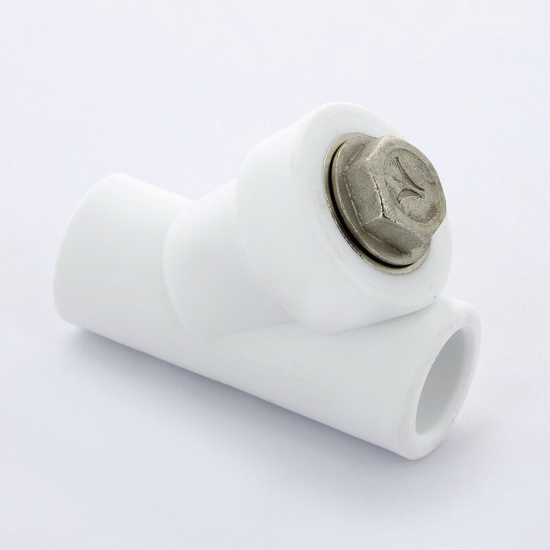 Фильтр сетчатый PRO AQUA 32 мм, резьба внутренняя-внутренняя, полипропиленовый, белый