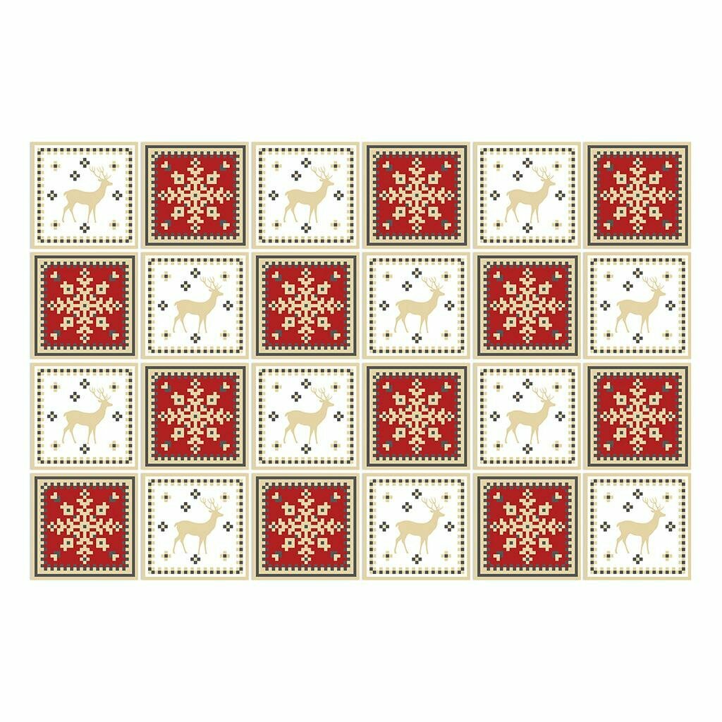 Снежинки, наклейки на стены, пол, ступени, 10 шт, 10CM