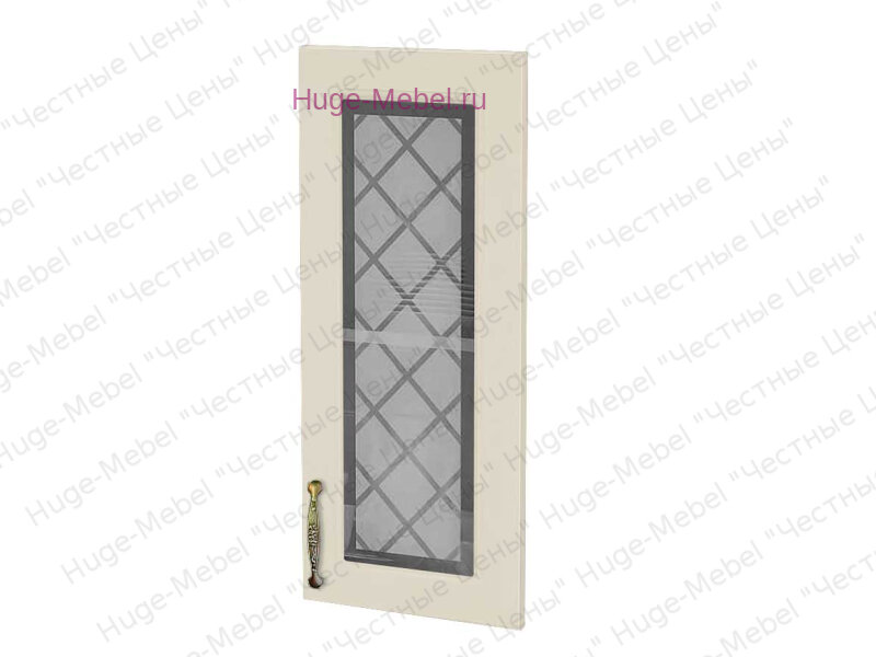 Кухонный фасад Ф-15 дуб ваниль (Модена) Huge Mebel . Ширина 296 Высота 712. Кухонные фасады