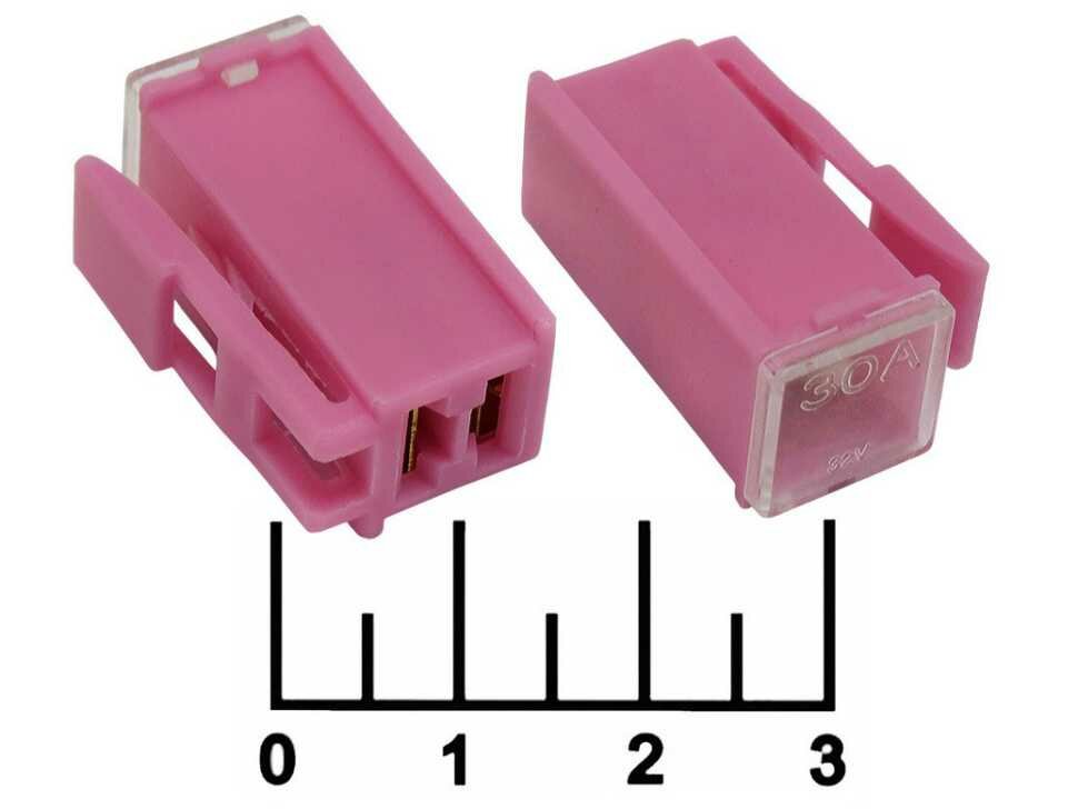 Вставка плавкая ВП 30A mini Clip/W228-G-S гнездо Skyway (предохранитель) (S09301009)