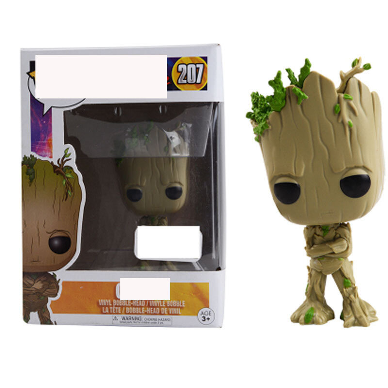 Фигурка Модель Деревянного Человека Йонду, Звездного Лорда и Грута из "Стражей Галактики" и "Мстителей"