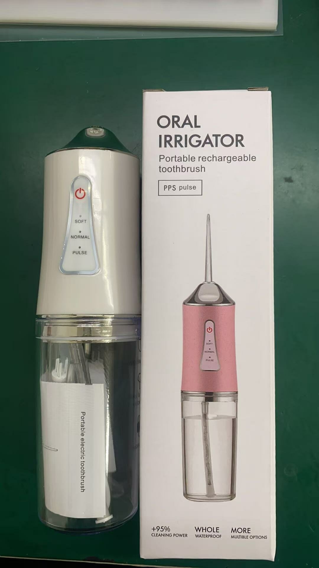 Кросс-бордерный ирригатор для полости рта, электрический портативный очиститель для зубов, ирригатор для полости рта, импульсный очиститель для домашнего использования, умный Amazon