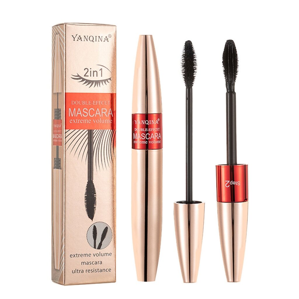 4D-шелковая тушь для ресниц, водостойкая тушь для наращивания ресниц, черная, густая, удлиняющая ресницы, корейская косметика