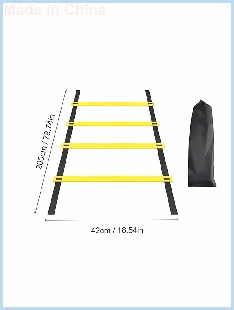 Гибкая лестница футбольная физическая тренировка веревочная лестница