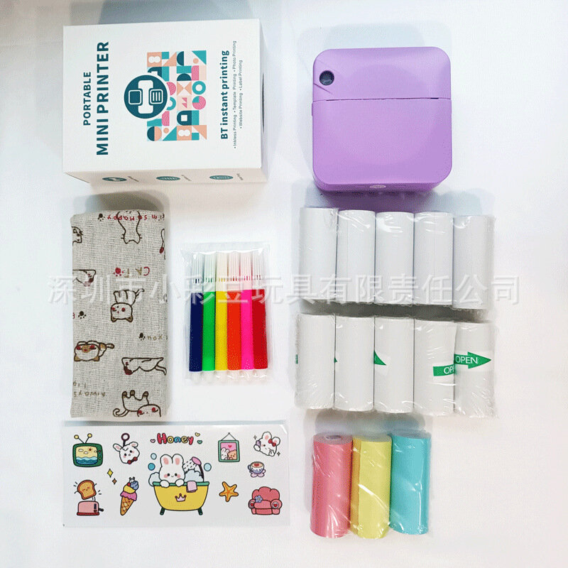 ⭐Кросс-бордерный популярный принтер этикеток C17 беспроводной Bluetooth A4 маленький портативный термопринтер⭐