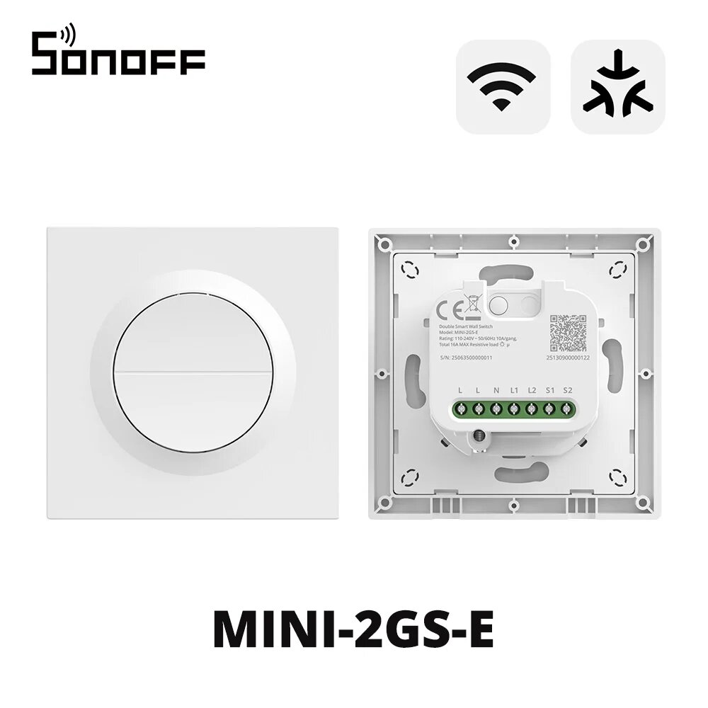 SONOFF Orb-MW2 Двойной умный выключатель