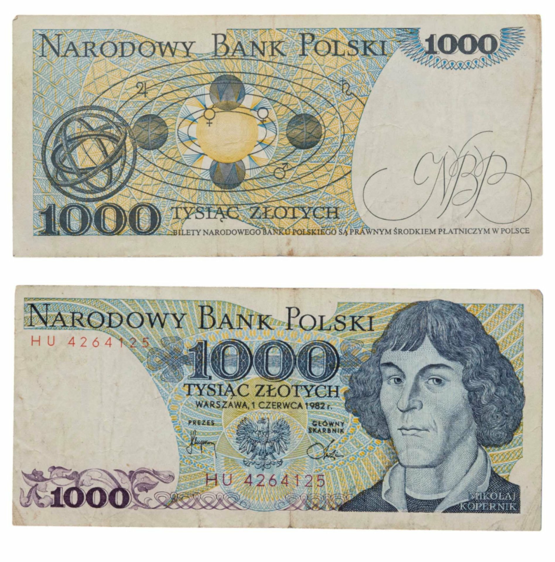 Польша 1000 злотых 1982