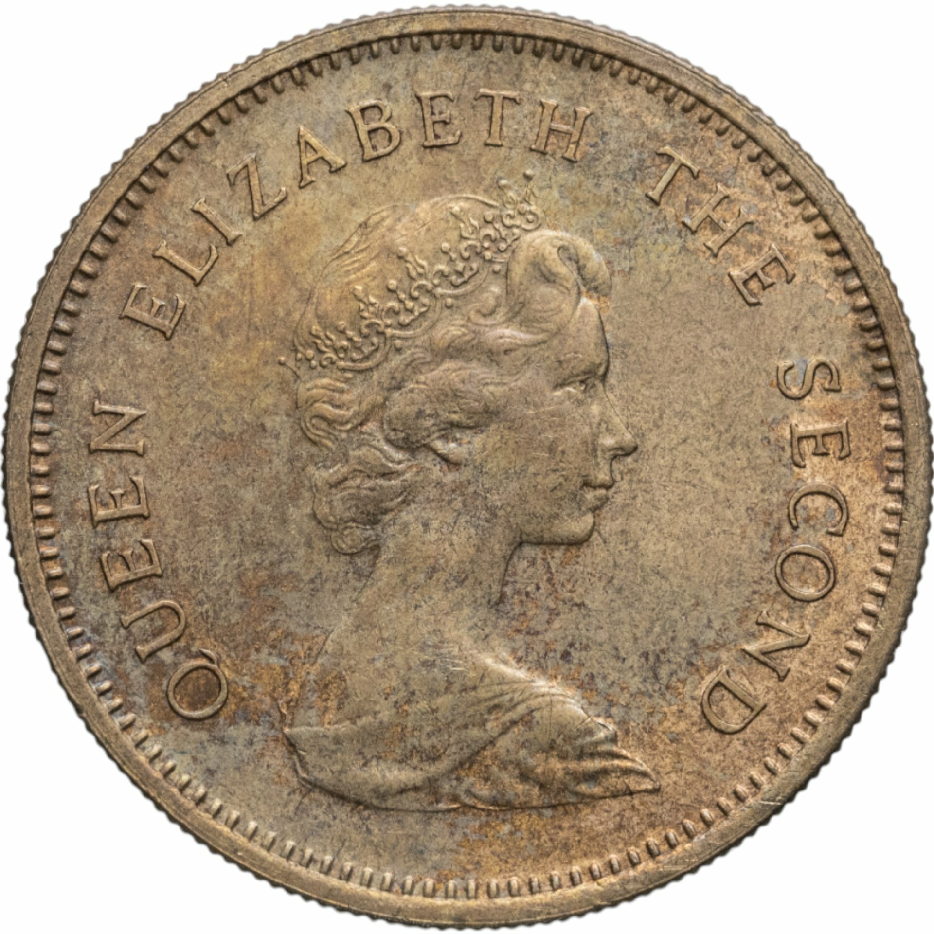 Гонконг 50 центов cents 1979, Мельхиор медь-никель, в сохранности AU