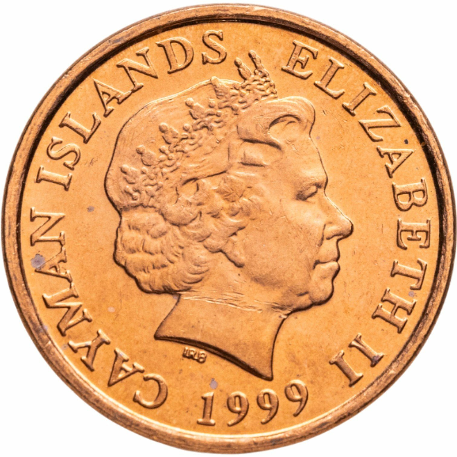 Каймановы острова 1 цент cent 1999, Сталь, в сохранности XF-UNC