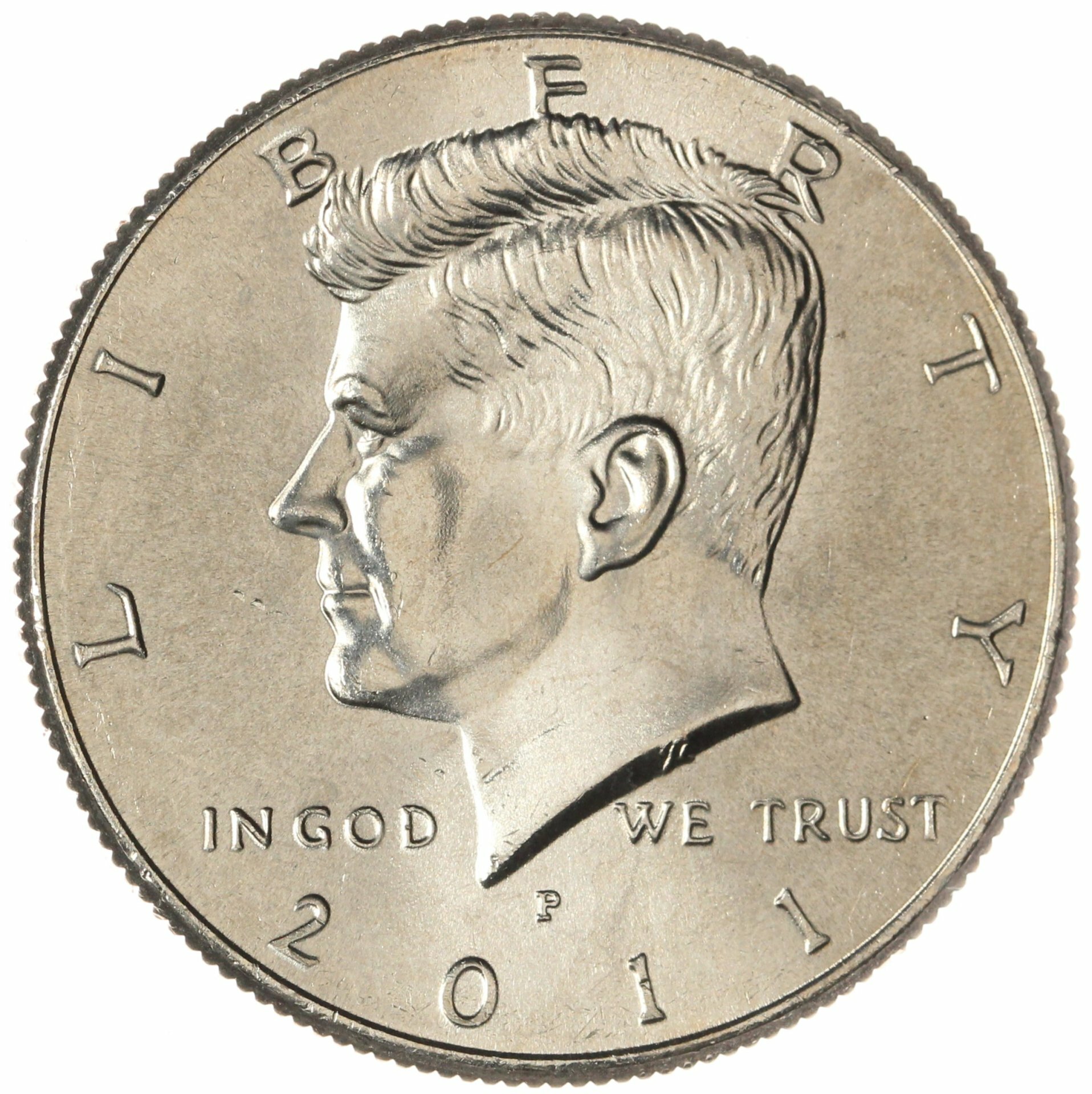 США 50 центов 1/2 доллара, half dollar 2011 P Kennedy Half Dollar знак монетного двора: "P" - Филадельфия, Медь, в сохранности UNC