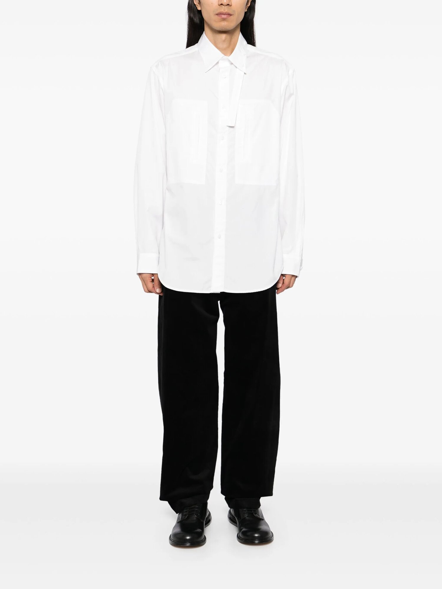 Брюки классические Yohji Yamamoto, размер 4 JP, черный — фото 1