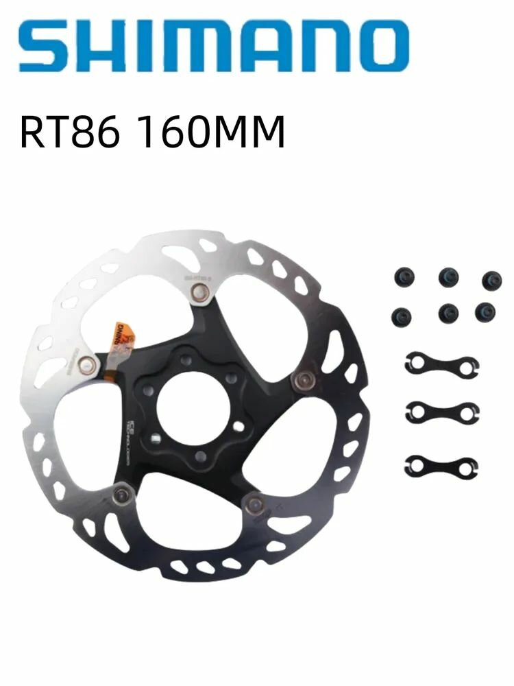 DEORE XT T8000 дисковый тормозный ротор SM-RT86 160MM для болтов ротора горного велосипеда и блокирующих кольцев сплава