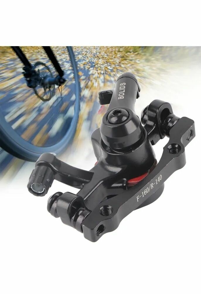 Велосипедный дисковый тормоз, передний и задний механический тормозной механизм, легкий сплав с регулировкой, модель F160R140/F180R160