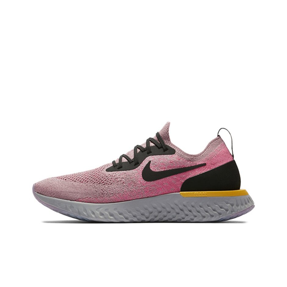 Кроссовки NIKE Epic React Flyknit 1, размер EU 42 стопа (26.5CM), розовый, — фото 1