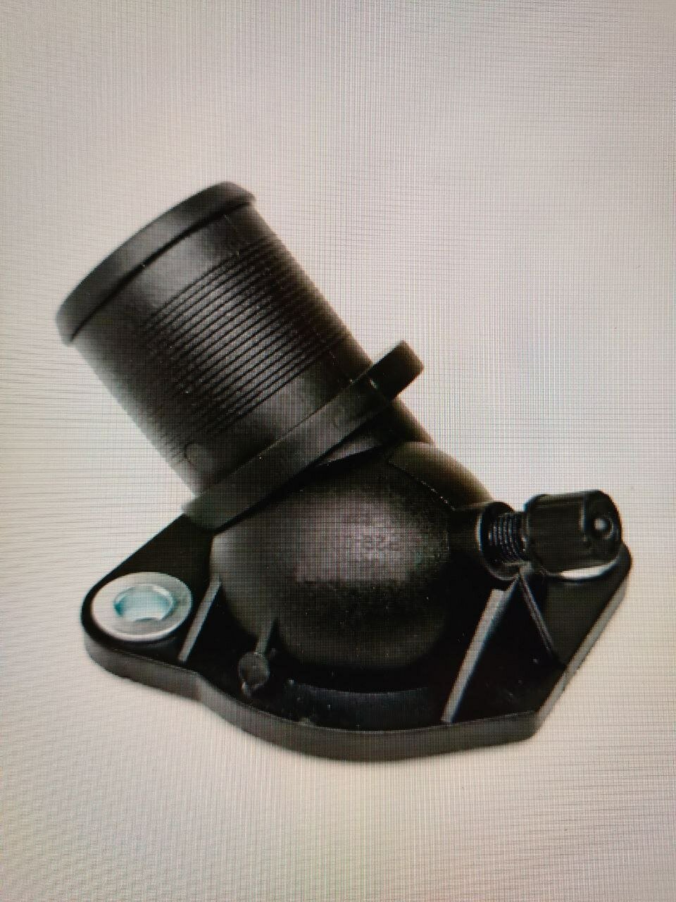 Выходной патрубок (крышка термостата) Iran Khodro Samand (Саманд) 1,8, Peugeot, Citroen.