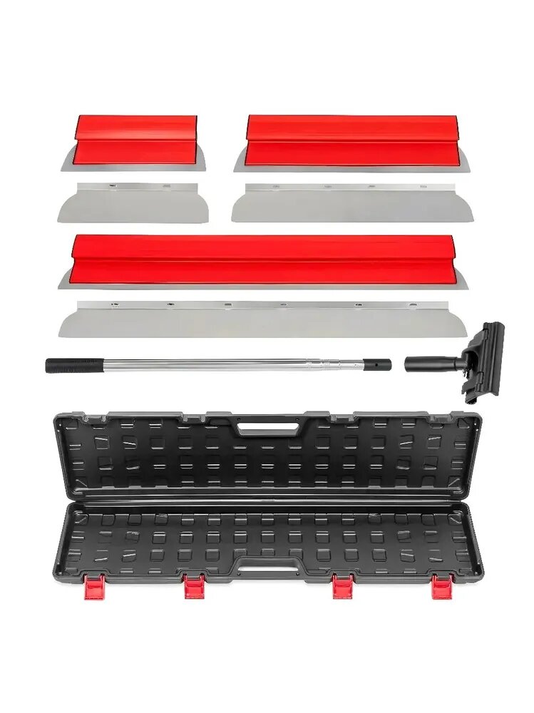 Набор шпателей для шпаклевки 3шт (30-50-80см) в кейсе