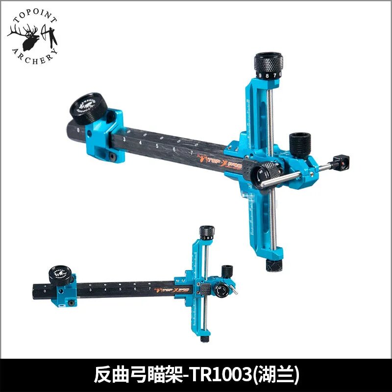 TOPOINT TR1003 изогнутый прицел для лука blue1 Right Hand