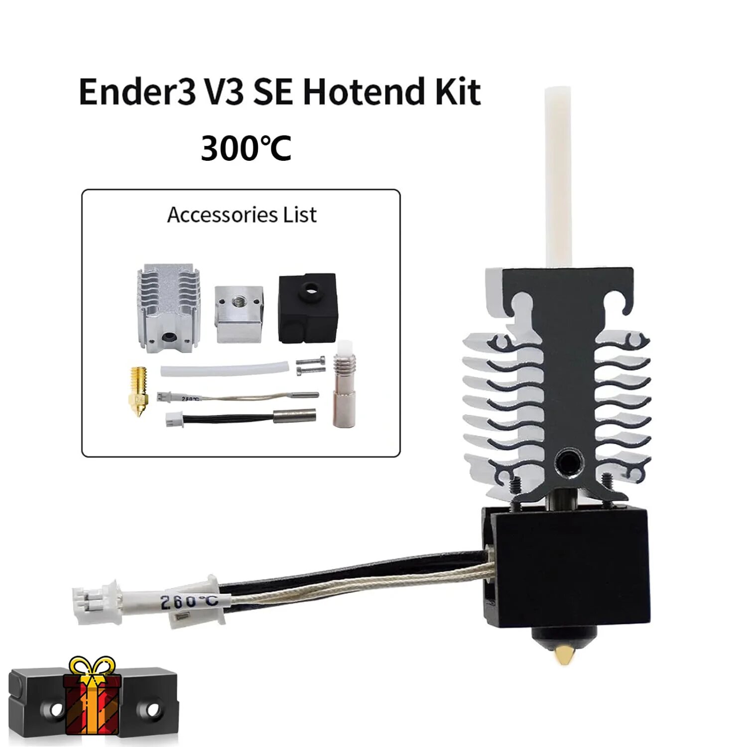 Creality Hotend комплект для Ender 3 V3 SE, Brass