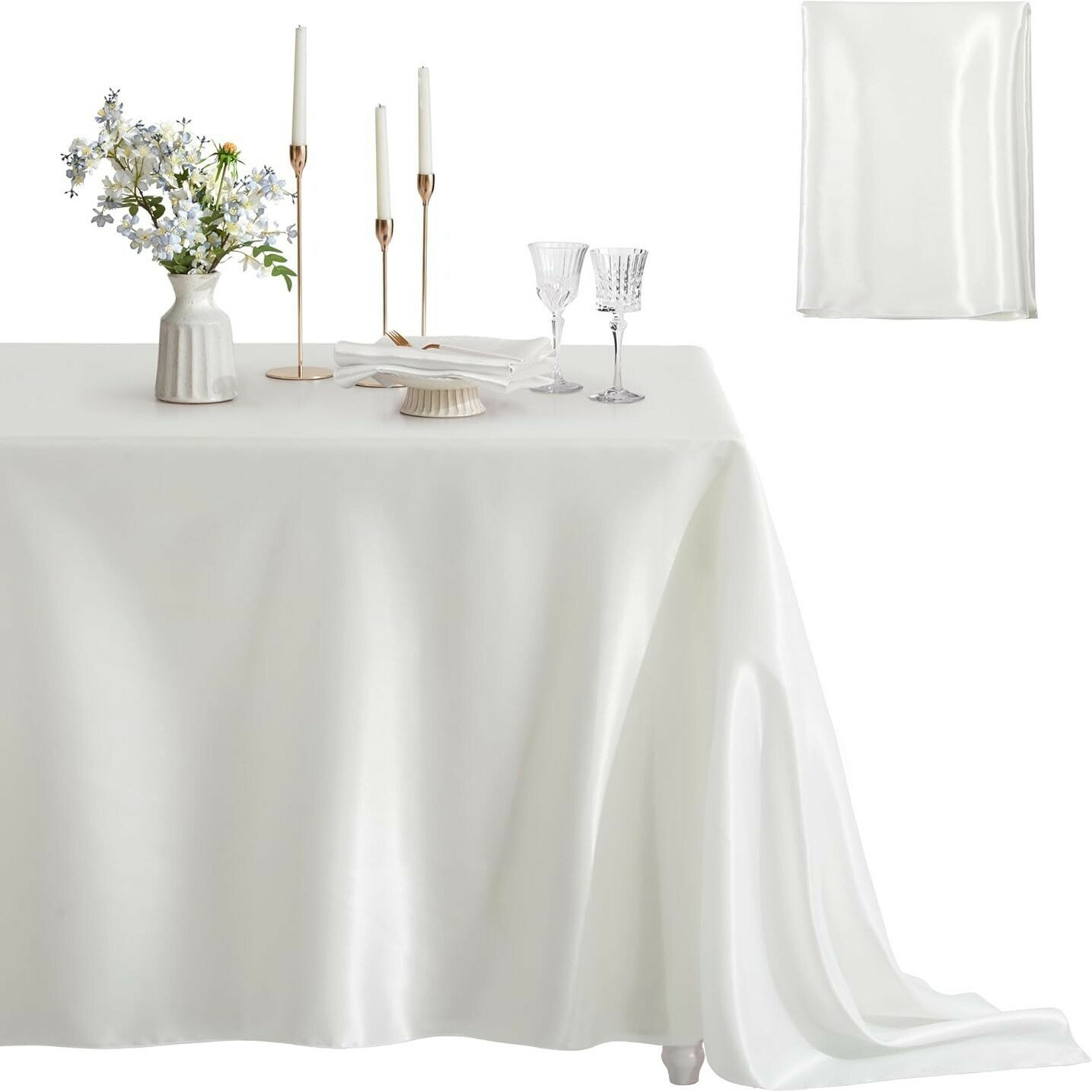 Скатерть из сатина, шелковый дорожка для стола, полиэстер, сборка для вечеринки, Рождества, дня рождения, отеля, свадебного декора, ресторана, сатин