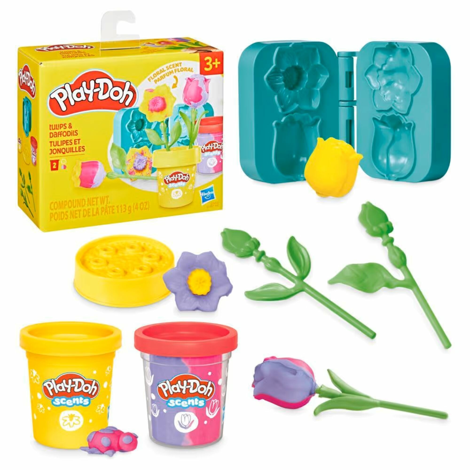 Масса для лепки Hasbro Play-Doh Цветочный дуэт