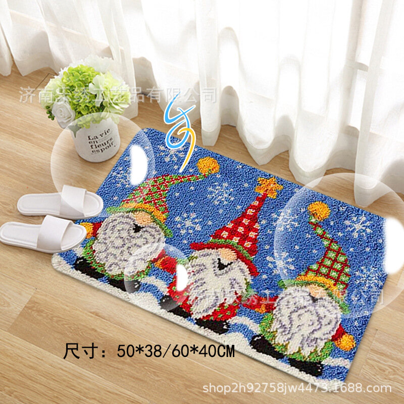 Новая в наличии секционная вышитая ковровая пряжа, вышитый гобелен, ручная работа, настенное искусство, ковер, цветная печать, сетчатый материал, комплект, поставка производителя
