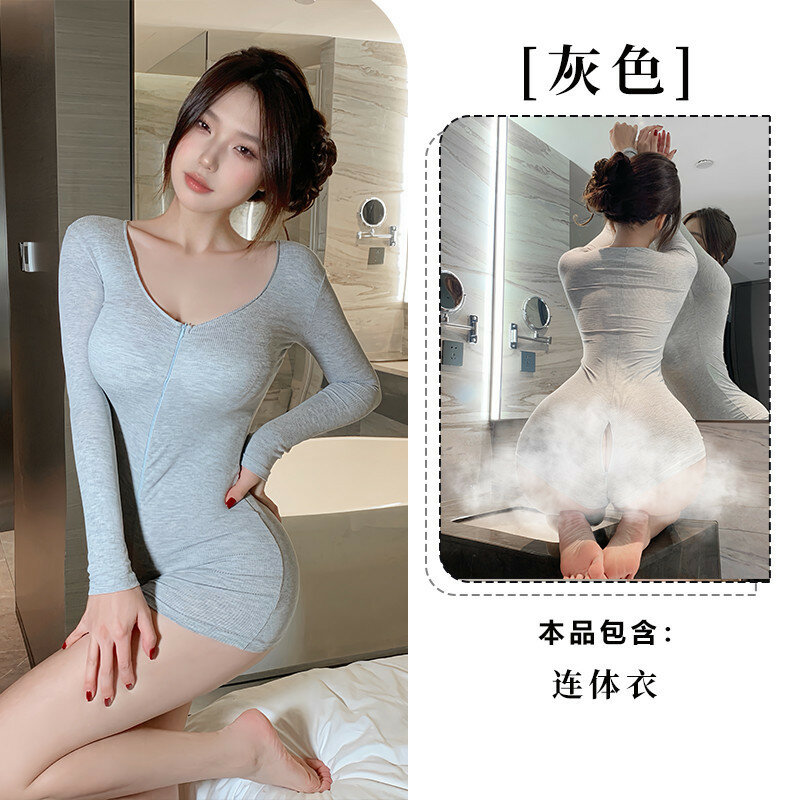 Сексуальное нижнее белье Fan Lei, сексуальный комплект для маленькой груди, открытый крой, униформа для боя без снятия, пижама QQNY, соблазнительная пижама 1032