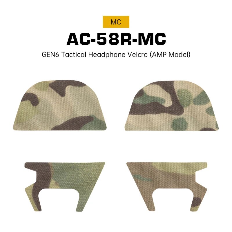 Тактическая гарнитура GEN6 на липучке для ComTac (IIIVVI) MC