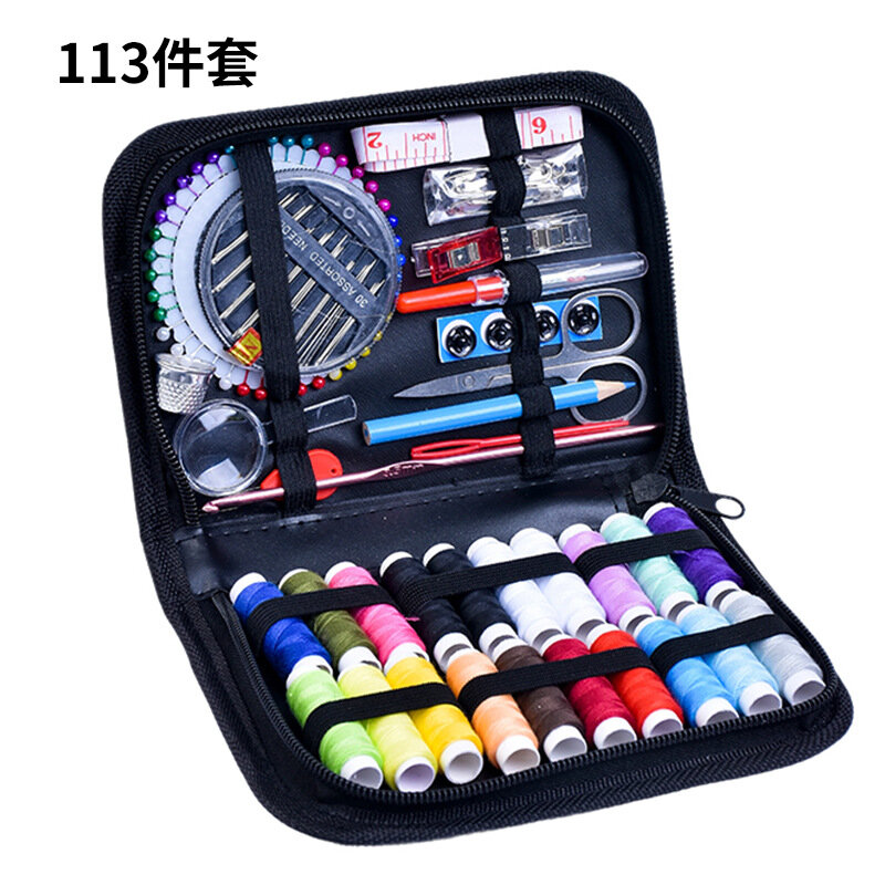 Набор для шитья Amazon, портативная сумка для хранения шитья, дорожная сумка для шитья, домашний набор для шитья, комбинированный комплект